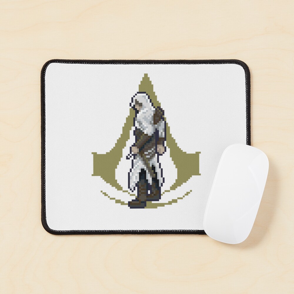 "Assassins Creed Altair Pixel Art Retro Symbol" Sticker for Sale by ...