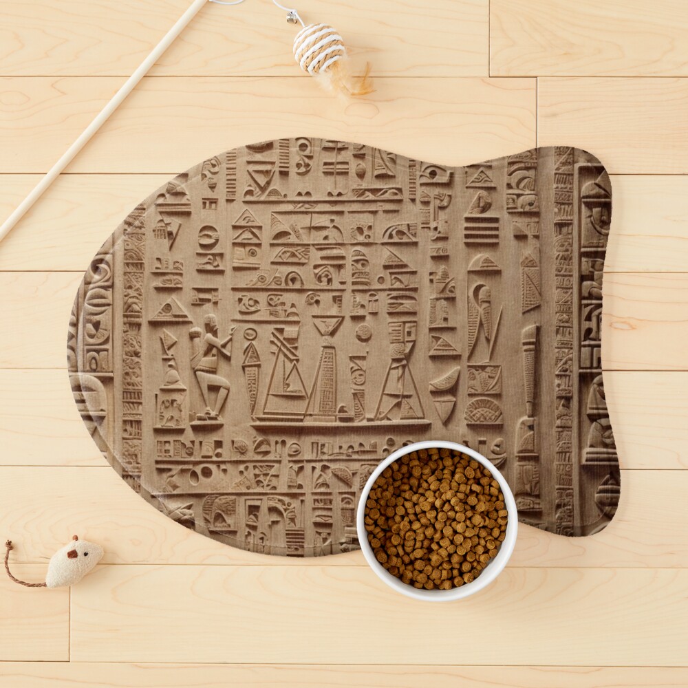 "Ancient Wisdom: A Sumerian Cuneiform Homage B" Poster for Sale by ...