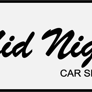 "Mid Night Club sticker " Sticker for Sale by HashiriyaShop | Redbubble