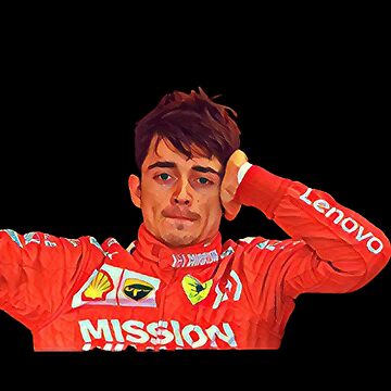 "Sad Charles Leclerc F1 Ferrari " Sticker for Sale by F1-Undone | Redbubble