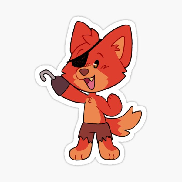 "foxy" Sticker for Sale by fhark | Redbubble
