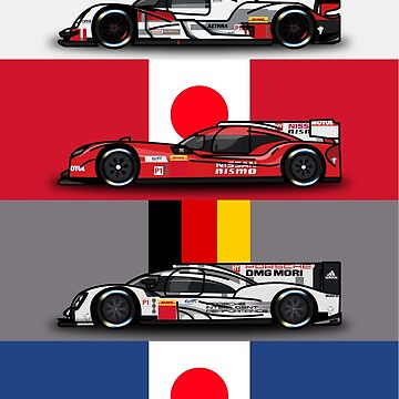 "Le Mans Prototype Hybrid 2015 Season" Sticker for Sale by Adhika Seta ...