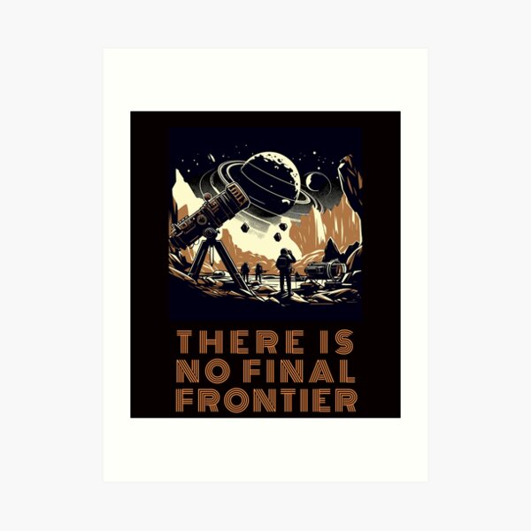 "Vintage Space Design of space explorers, there is no final frontier ...