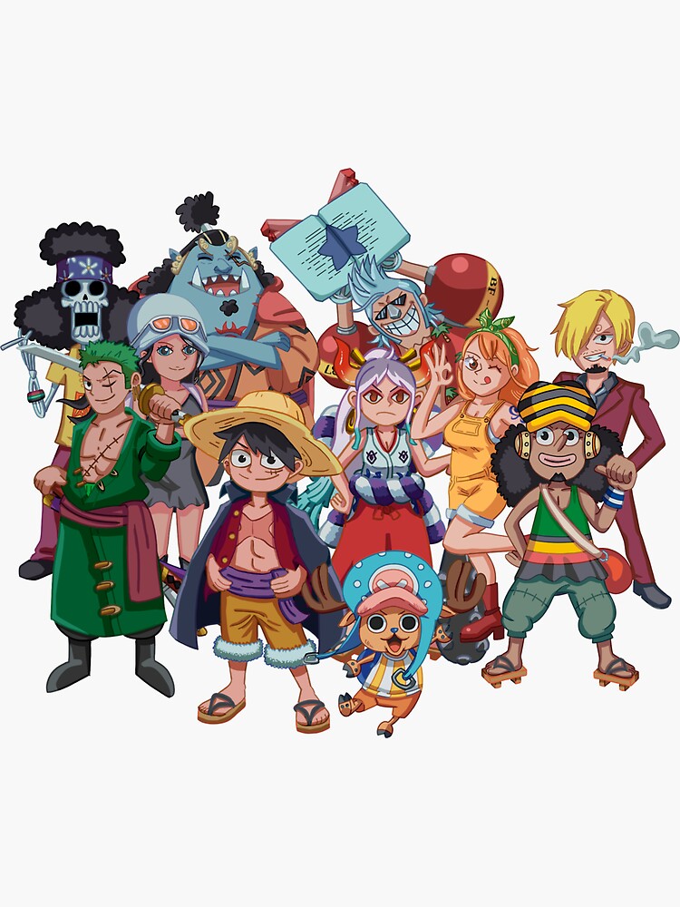 "Strawhat crew" Sticker for Sale by gorilakun | Redbubble