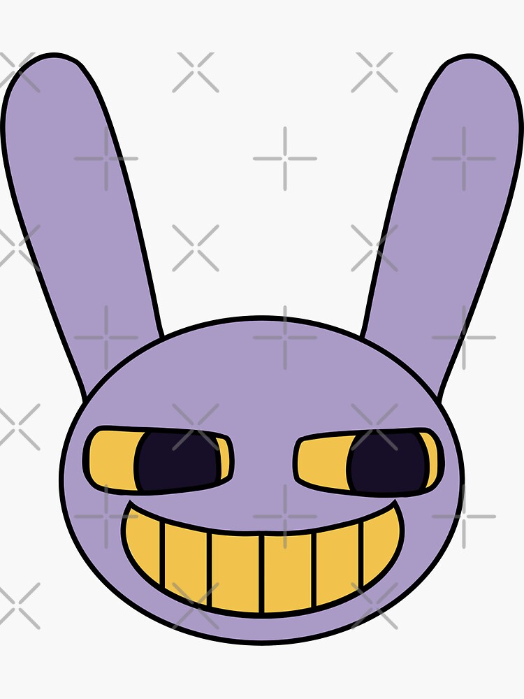 "Jax (The Amazing Digital Circus)" Sticker for Sale by BadgertheBagel ...