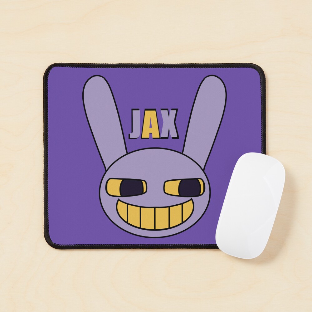 "Jax with Name (The Amazing Digital Circus)" Sticker for Sale by ...