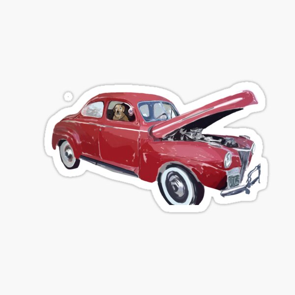 "beep beep bark" Sticker for Sale by LAartstuff | Redbubble