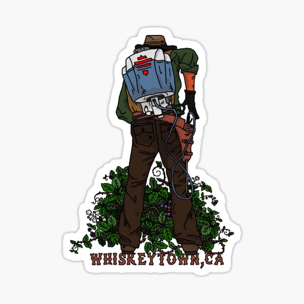 "Weed Cowboy for Tyler" Sticker for Sale by KYLER-TEMP | Redbubble