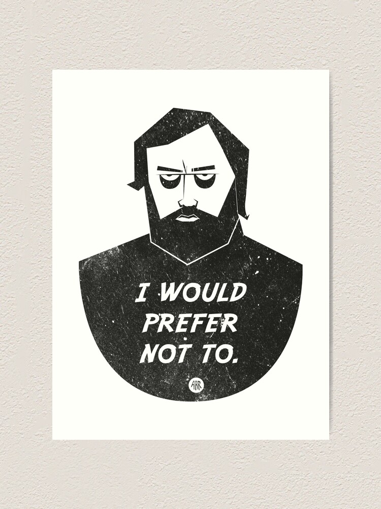 "Slavoj Zizek - I would prefer not to" Art Print by amirabouroumie ...