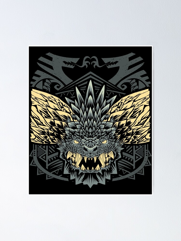 "Nergigante MHW" Poster by Dandeelion | Redbubble