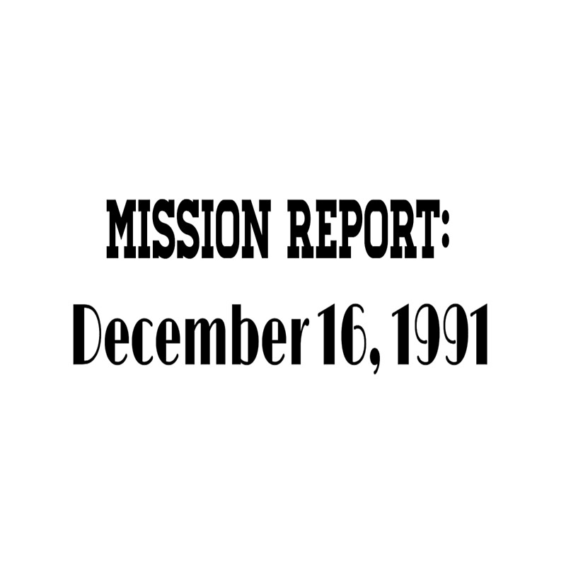 "Mission Report: December 16, 1991" by inmypetersburg | Redbubble