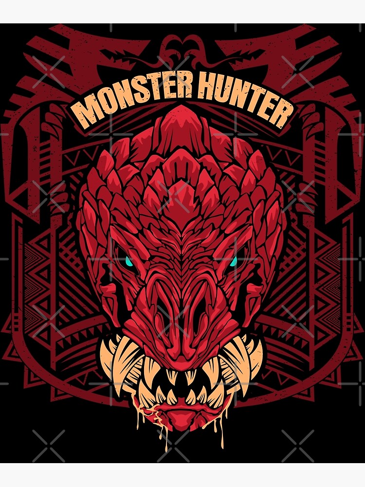 "Odogaron Monster Hunter" Art Print by Dandeelion | Redbubble