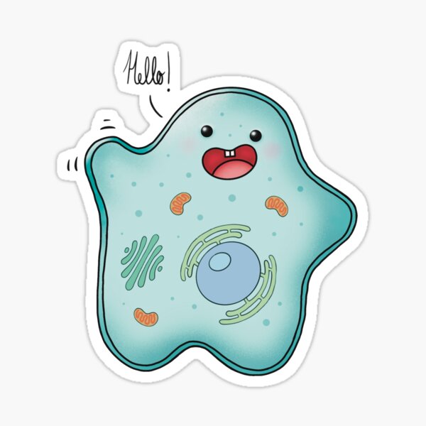 "Cute cell" Sticker by queraltsciart | Redbubble