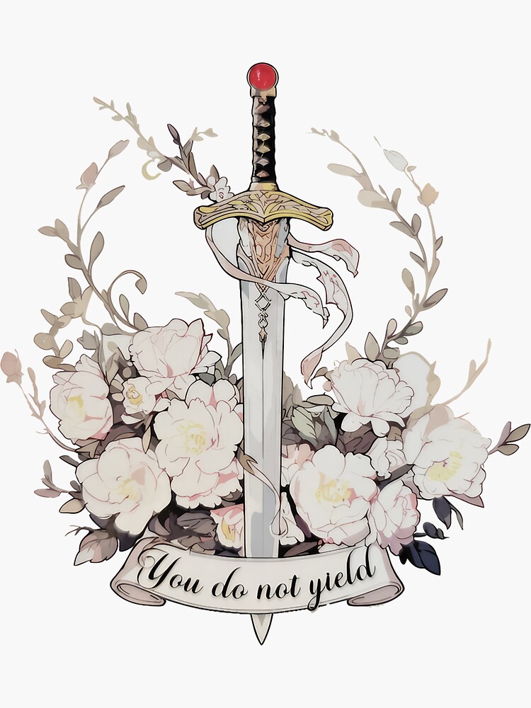 "You Do Not Yield Throne Of Glass" Sticker for Sale by JoeHamiltona ...