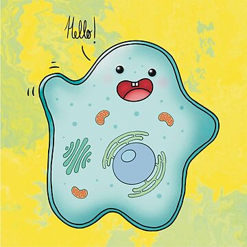 "Cute cell" Sticker by queraltsciart | Redbubble