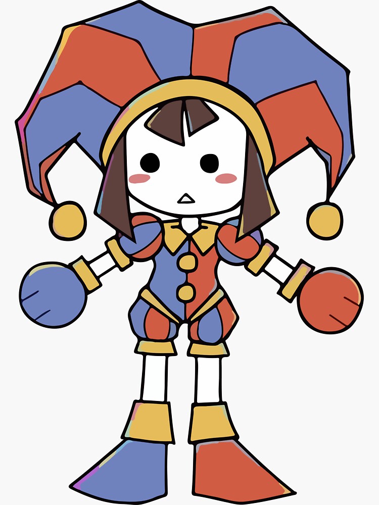 "The Amazing Circus - Ragatha" Sticker for Sale by bemenmaher | Redbubble