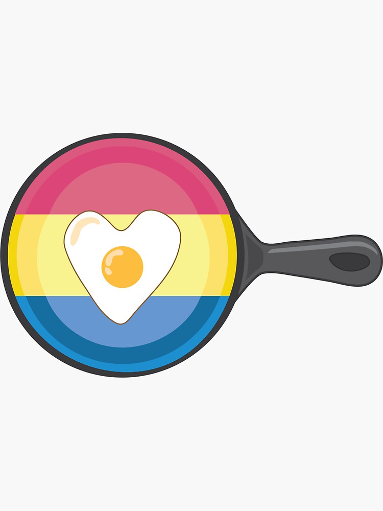 "Frying Pan Pride" Sticker for Sale by reibioco | Redbubble