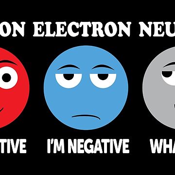 "Proton Electron Neutron" Sticker for Sale by ScienceCorner | Redbubble