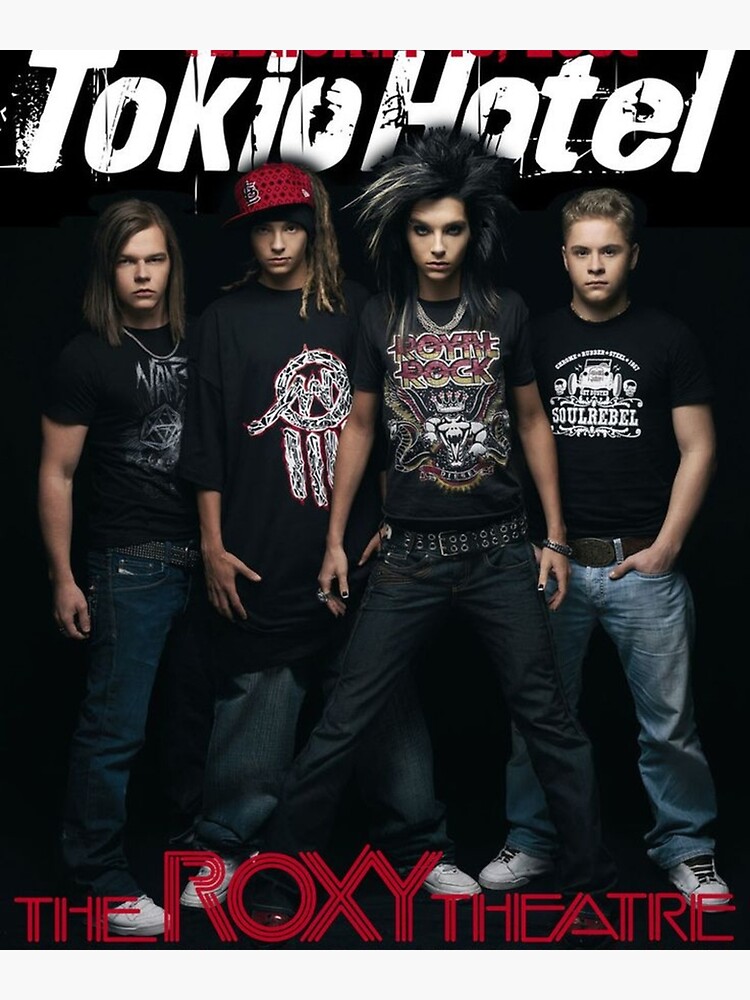 Tokio Hotel Banda Pop Rock Póster, Tokio Hotel Miembros, Fan Regalo ...