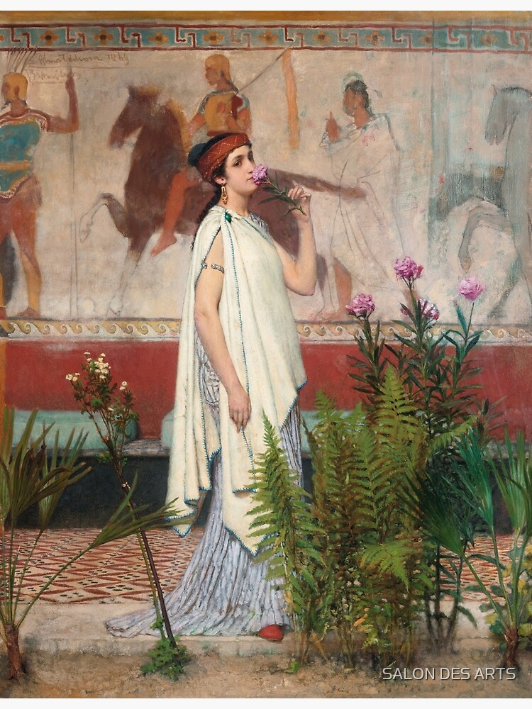 "A Greek Woman (1869) - Lawrence Alma Tadema" Poster for Sale by ...