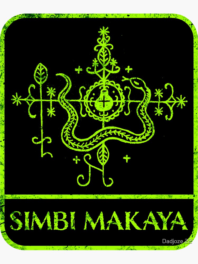 "Lwa Simbi " Sticker for Sale by Dadjoze 22 | Redbubble