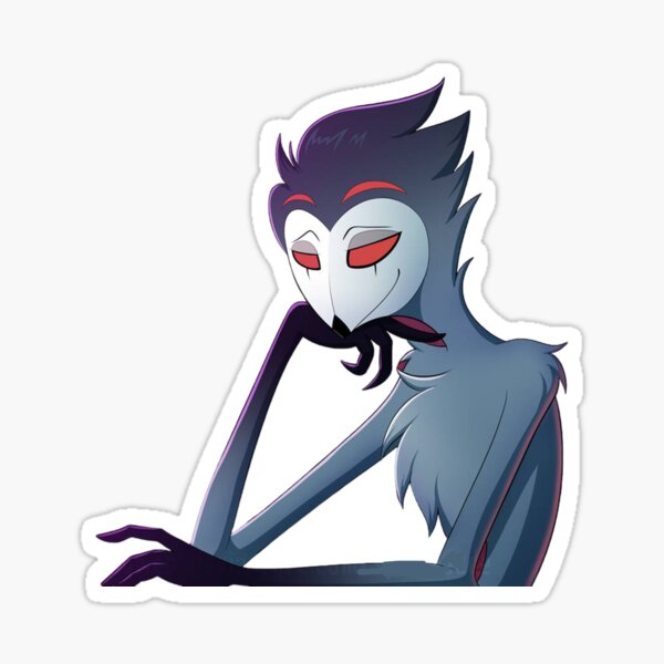 "Stolas - Helluva Boss" Sticker for Sale by Lissandrojim | Redbubble