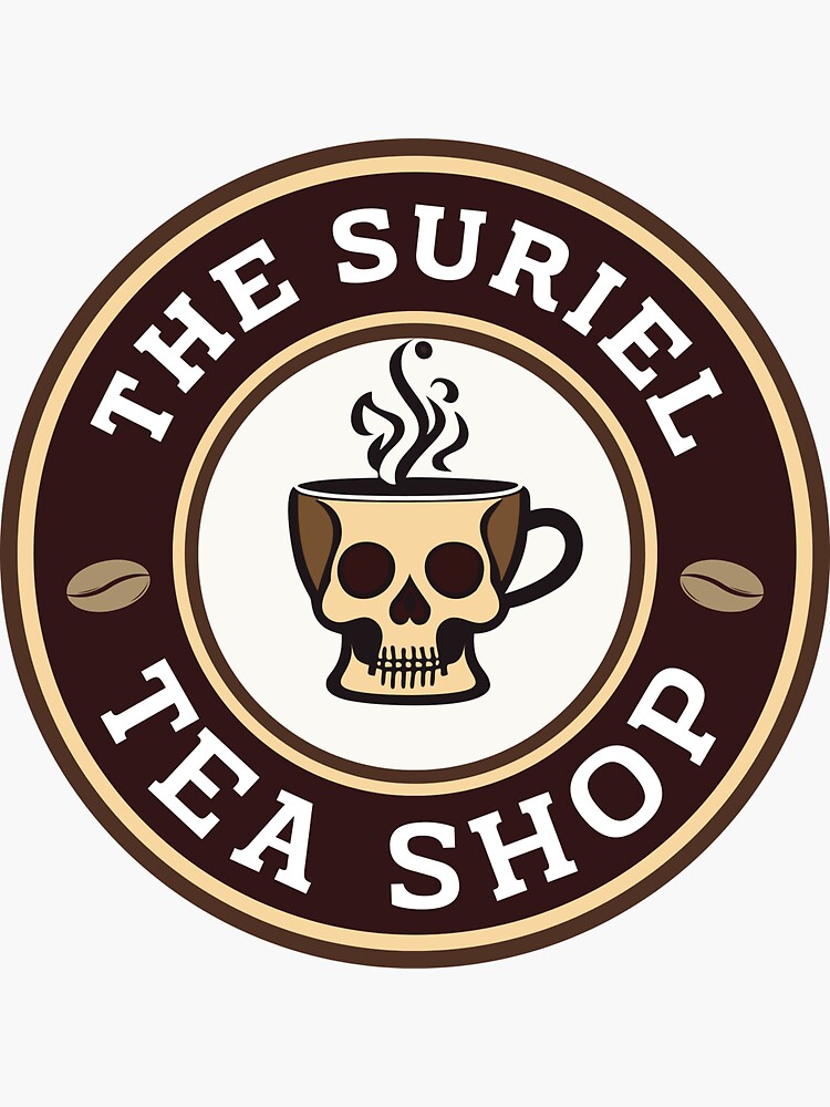 "The Suriel Tea Shop ACOTAR Sticker Sticker" Sticker for Sale by ...