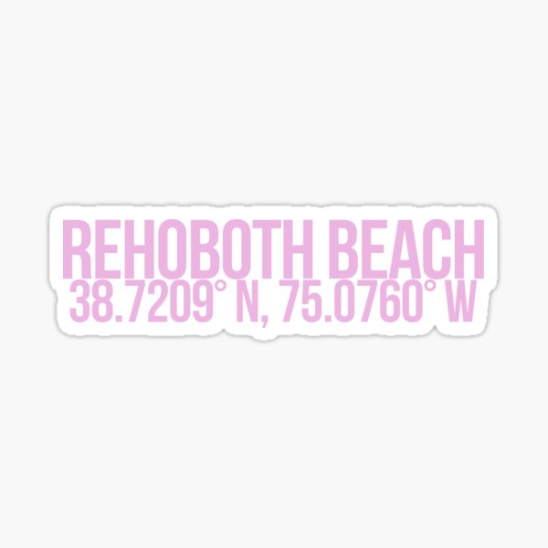 Rehoboth Beach Stickers | Redbubble