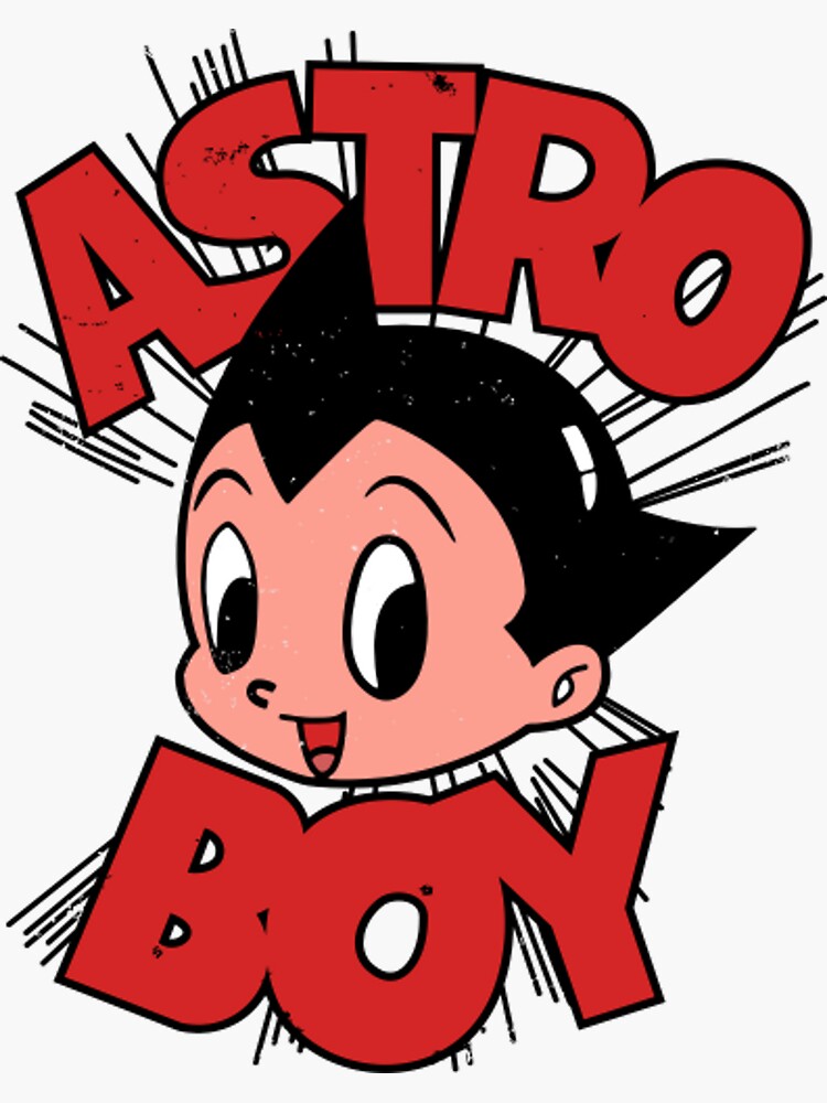 "astro boy classic anime" Sticker for Sale by gomezartistform | Redbubble