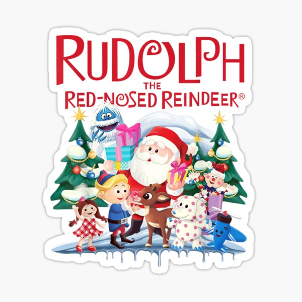 "Cute Rudolph The Red Nosed Reindeer Christmas Special Xmas" Sticker ...