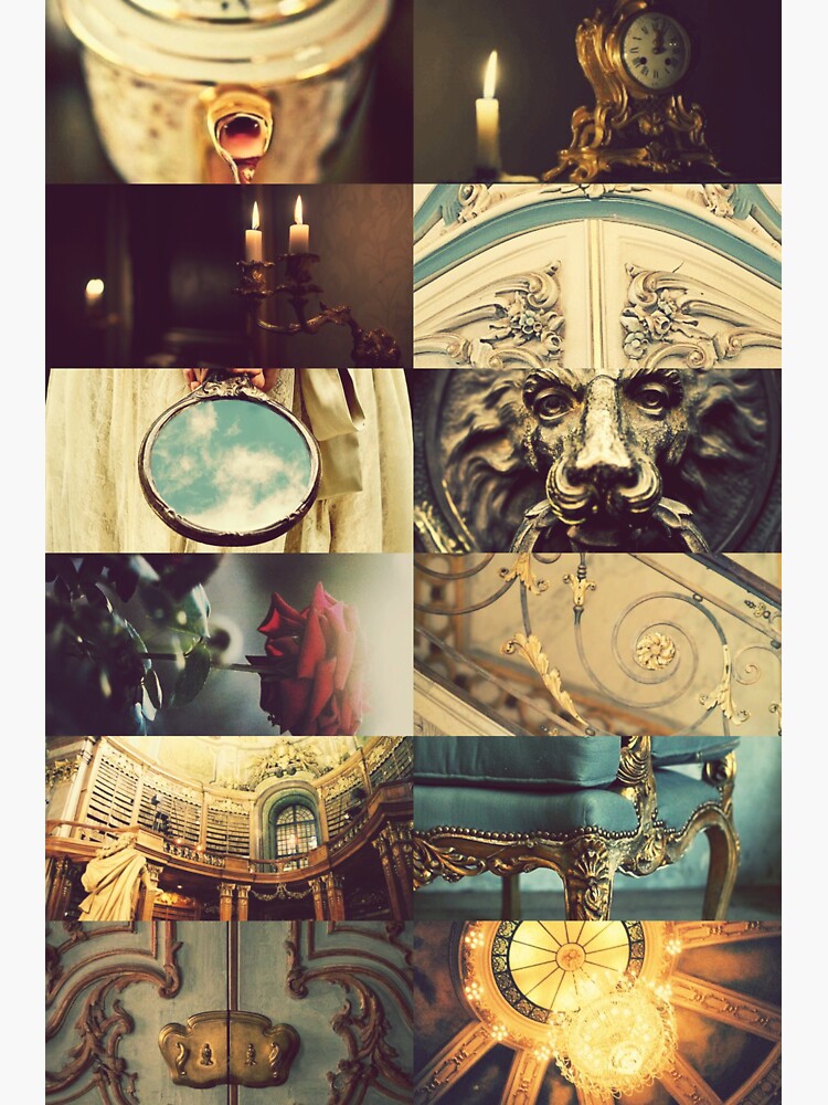 "Beauty and the Beast Aesthetic" Sticker for Sale by thoughtsoflove ...