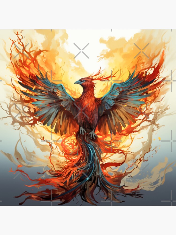 "The Phoenix: A Symbol of Resilience and Rebirth" Poster for Sale by ...