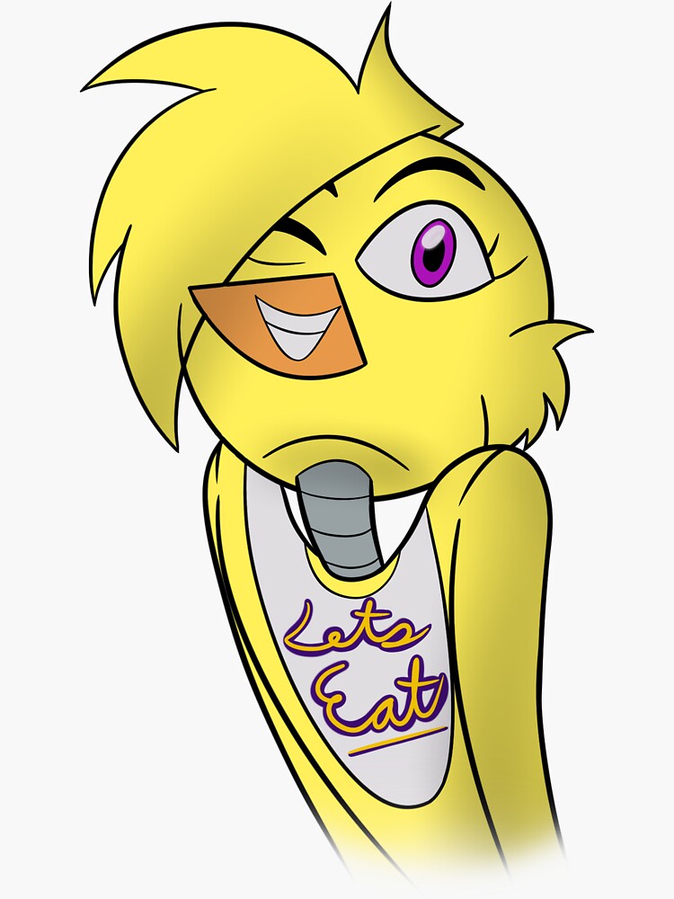 "Chica Sticker (Magma Ren Design) " Sticker for Sale by MagmaRen ...