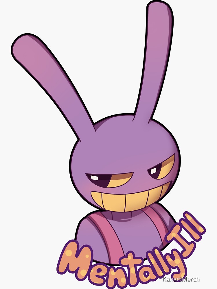 "Jax from Digital Circus / Digital Circus" Sticker by KanartMerch ...