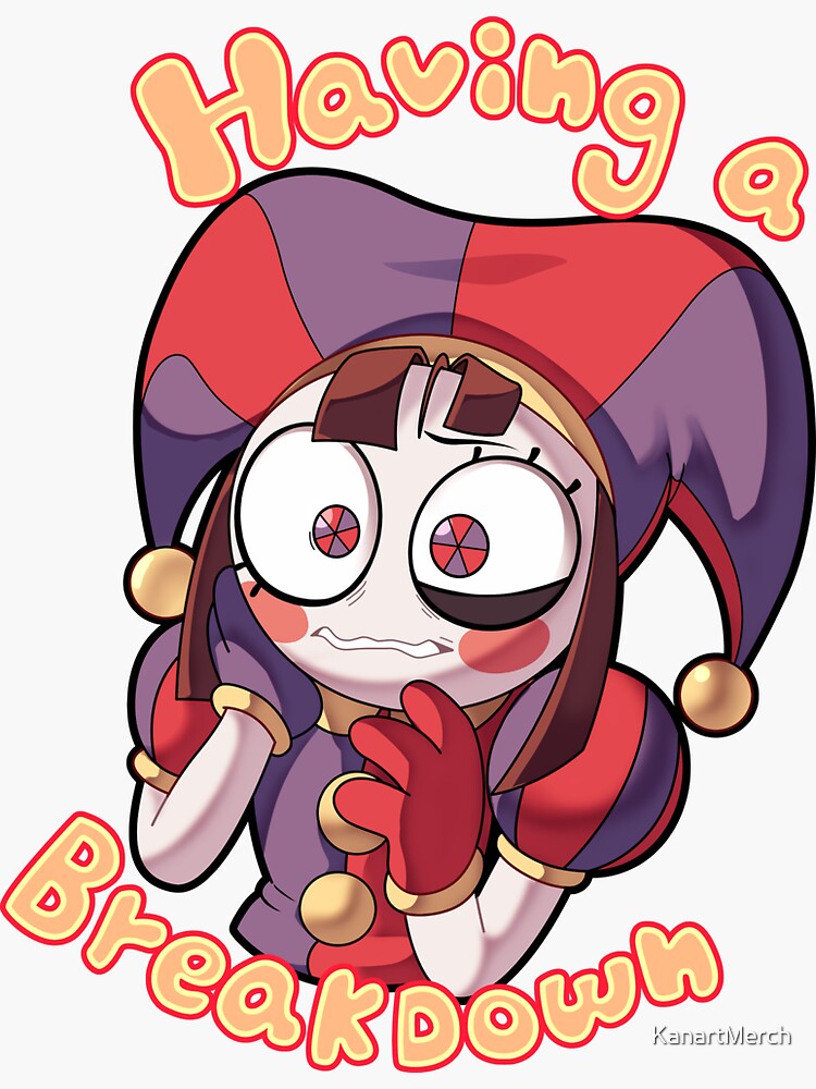 "Pomni by Digital Circus / Digital Circus" Sticker by KanartMerch ...