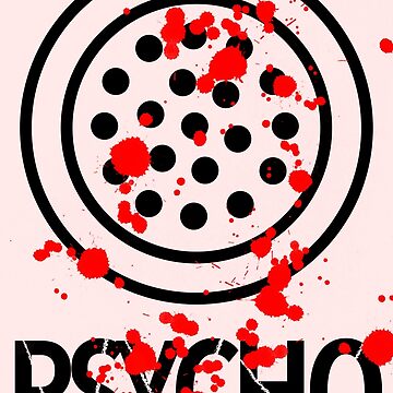"Psycho Shower Drain (lightbackground)" Sticker for Sale by byebyesally ...