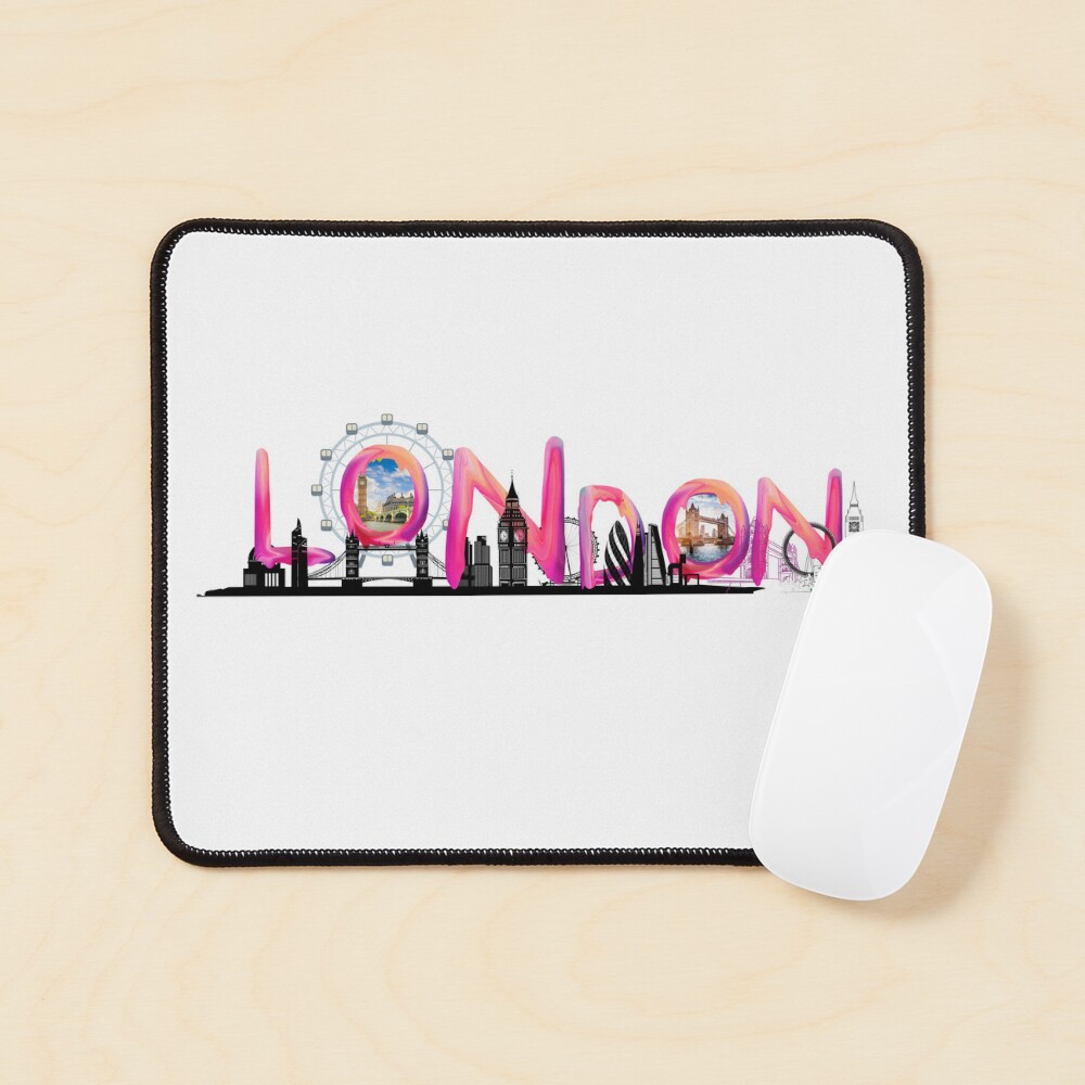 " London cityscape - Watercolor skyline and landmark silhouette ...