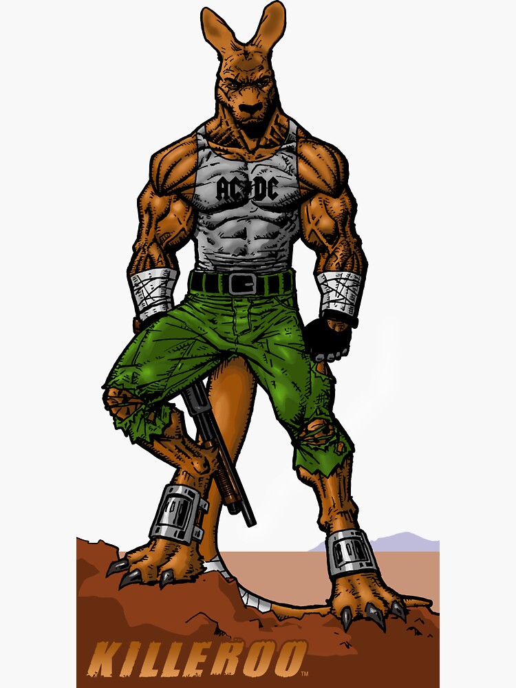 "Killeroo by Dan Gibbs" Sticker by killeroo | Redbubble