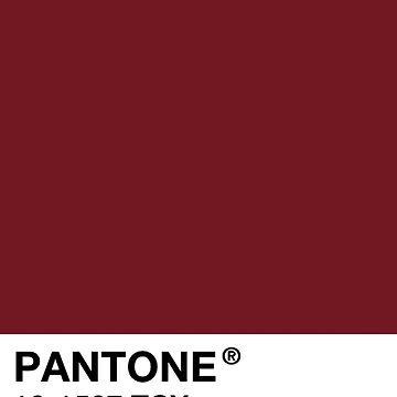 "Pantone Winery, Red / Maroon" Poster for Sale by Mushroom-Gorge ...