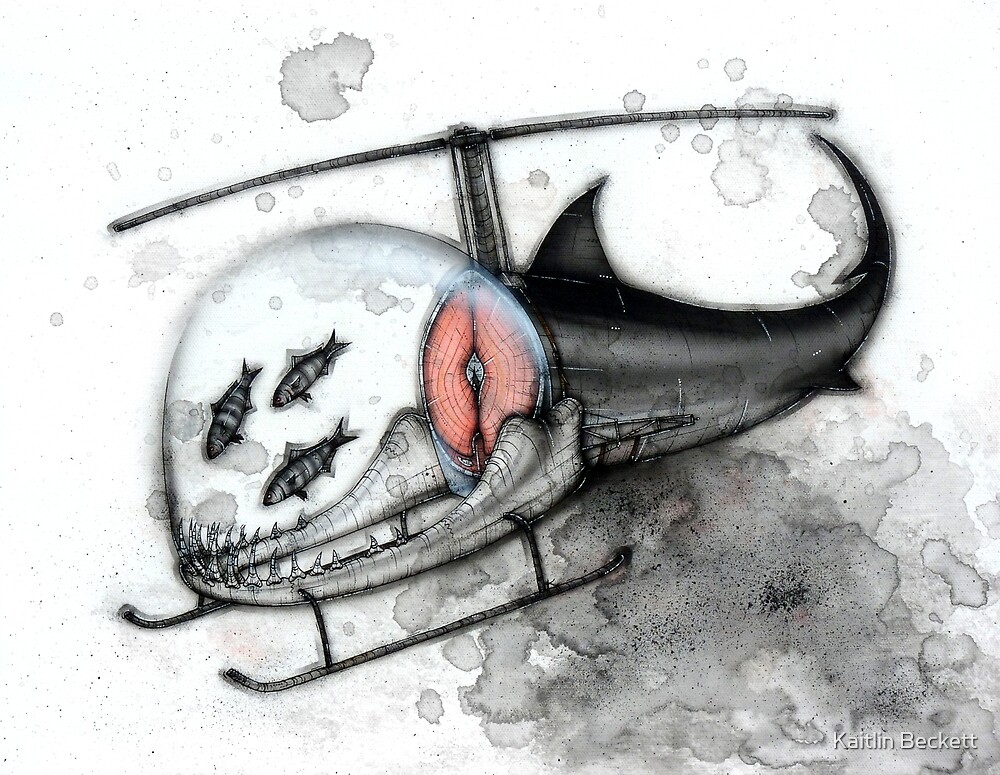 "Pilot Fish" by Kaitlin Beckett | Redbubble