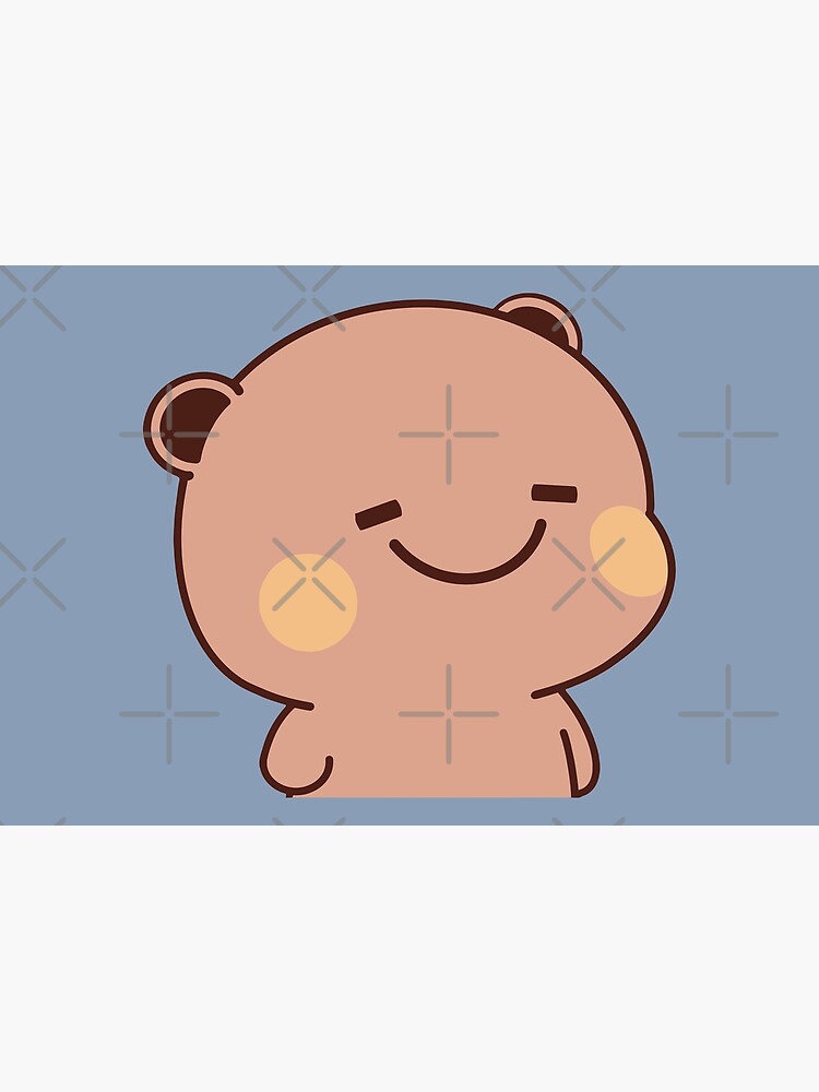 "DuDu’s smile! Cute Happy DuDu Brownie Bear face ️" Poster for Sale by ...