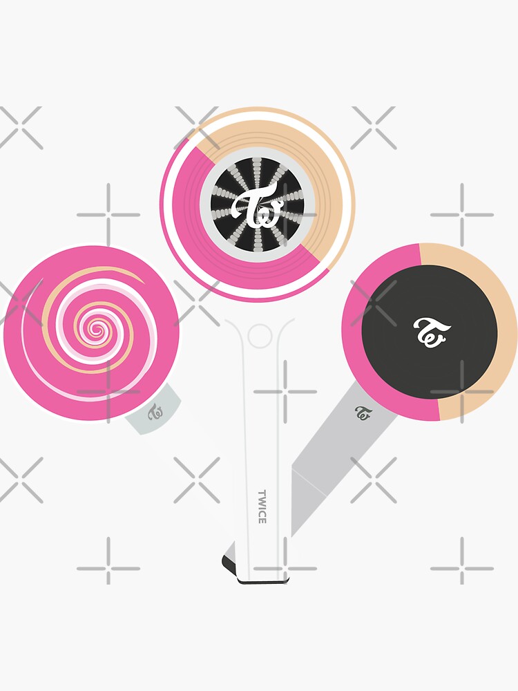 "Twice lightsticks (Candy Bong)" Sticker by SappyYellowCR | Redbubble