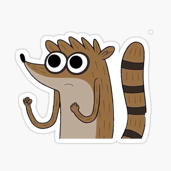 "Cute Rigby - Regular Show " Sticker for Sale by killzak | Redbubble