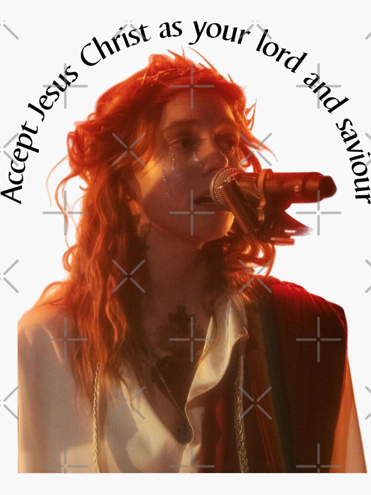 "Accept Jesus Christ (Julien Baker) as your lord and saviour" Sticker ...