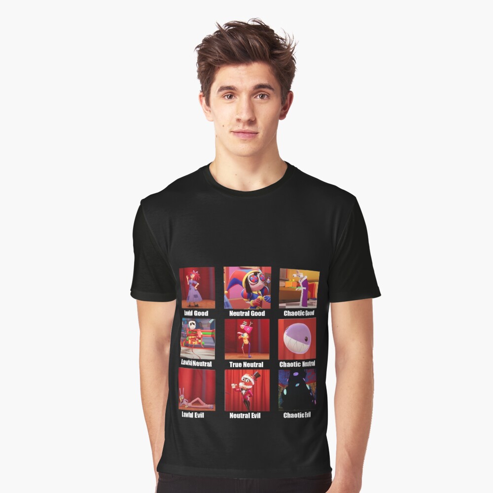 "The amazing digital circus alignment chart" Sticker for Sale by ...