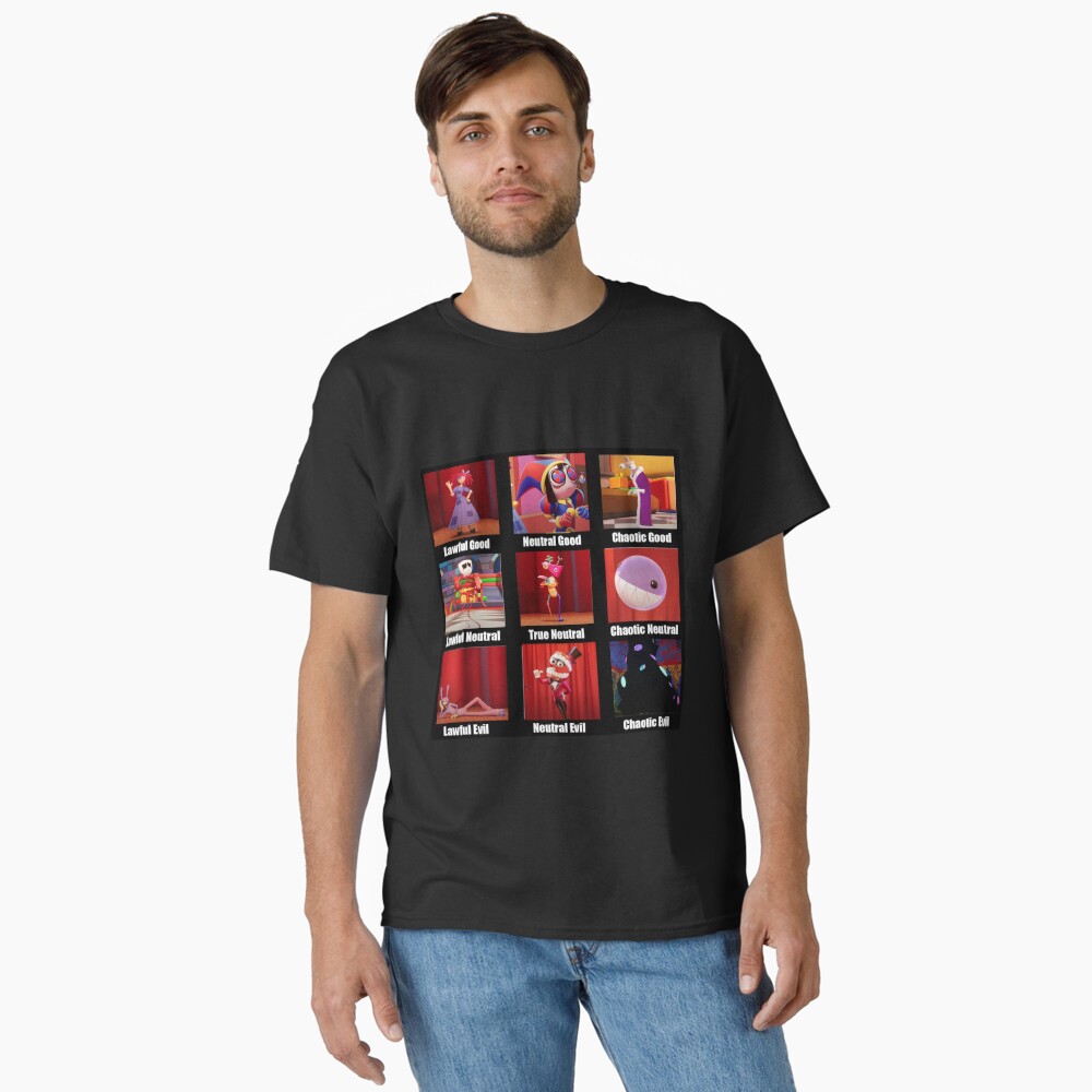 "The amazing digital circus alignment chart" Sticker for Sale by ...