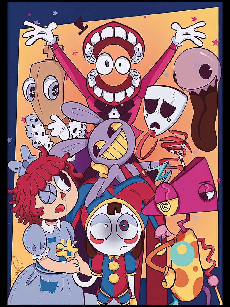 "The Amazing Digital Circus Official" Poster for Sale by lalimtiffinyus ...