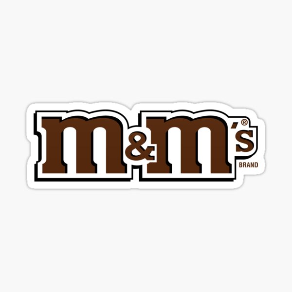 Sticker: M Ms | Redbubble