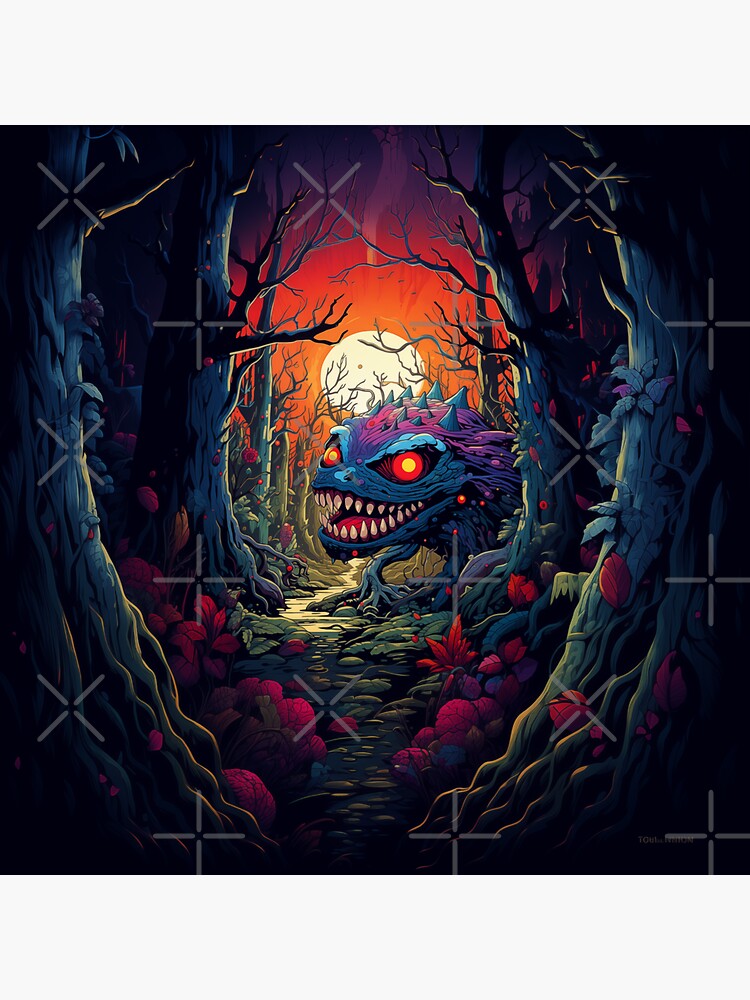 "Wolvarix The Feral Shadowhound" Sticker for Sale by TheeTeeMan | Redbubble