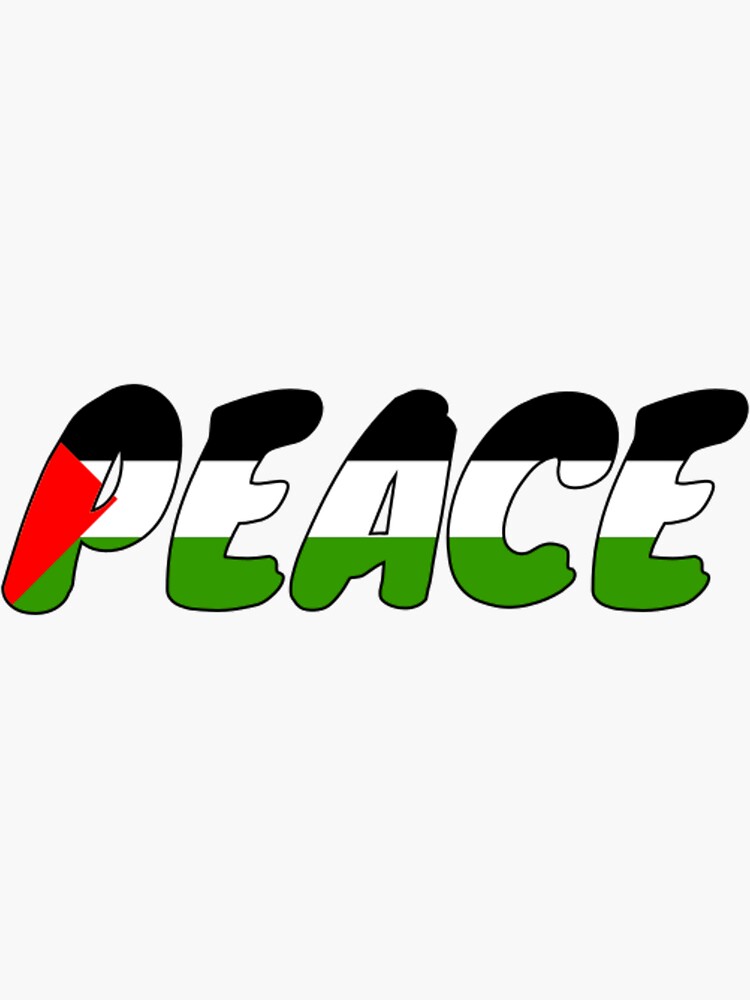 "Free Palestine Flag Peace Palestinian Flag " Sticker for Sale by ...